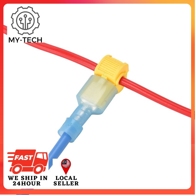 T-TYPE QUICK SPLICE WIRE CONNECTOR WIRE JOINT & SPLIT CONNECTION ...