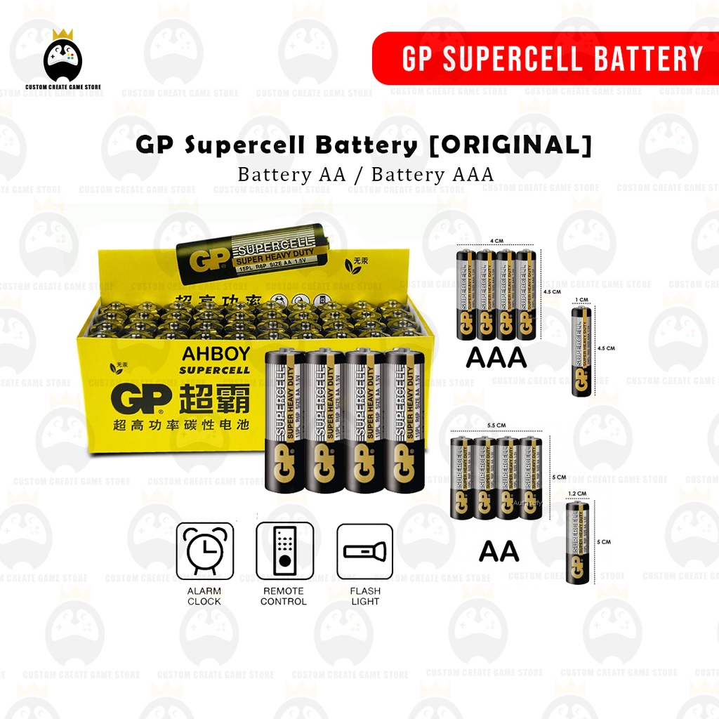 GP Supercell Battery 1.5V Heavy Duty | Shopee Malaysia