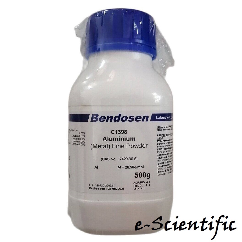 Aluminium Metal Fine Powder , 500g, BENDOSEN. | Shopee Malaysia