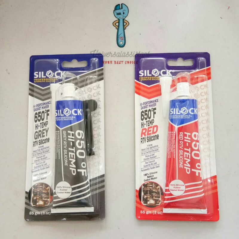 【SILOCK 650•F】Hi-Temp Grey RTV Silicone | Red RTV Silicone | Shopee ...