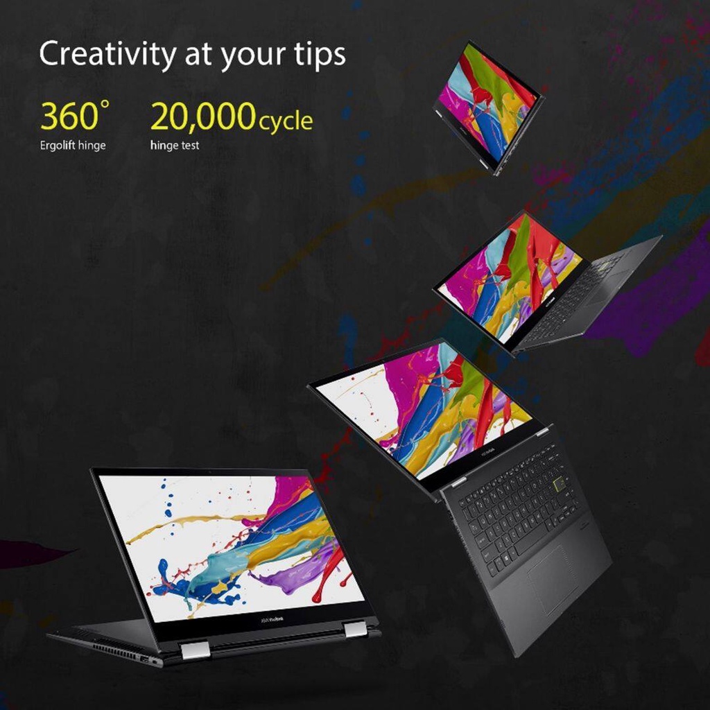 ASUS VIVOBOOK FLIP 14 (TP470EA) i3-1115G4/8GB/512GB SSD/14” FHD/Touch ...