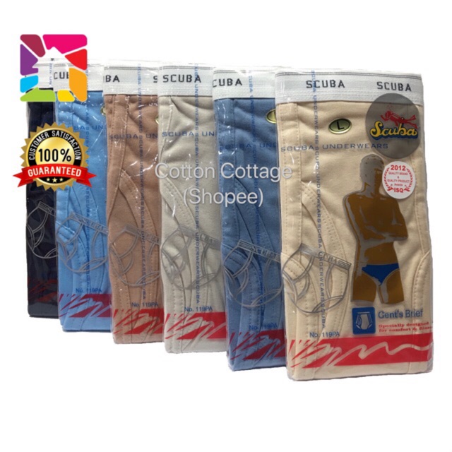 SCUBA™ Men Brief Underwear / Spender Lelaki / Seluar-Dalam Berkualiti ...