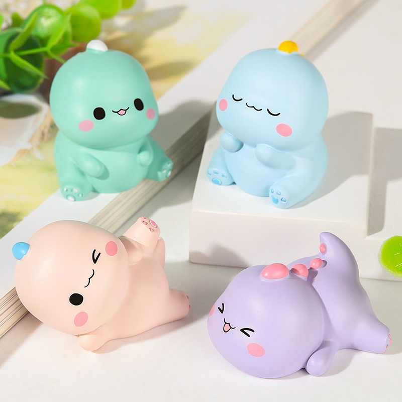 Cute Mini Dinosaur BuBu Resin Toy Deco Display Desktop Table Car Doll ...