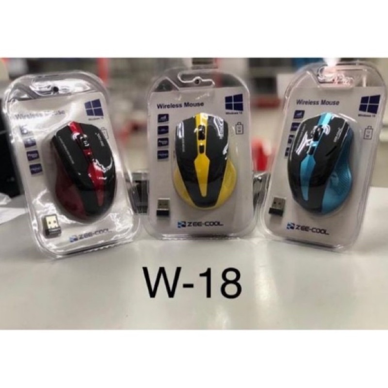 Office Zee-Cool ZC-W18 2.4Ghz Witeless Optical mouse | Shopee Malaysia