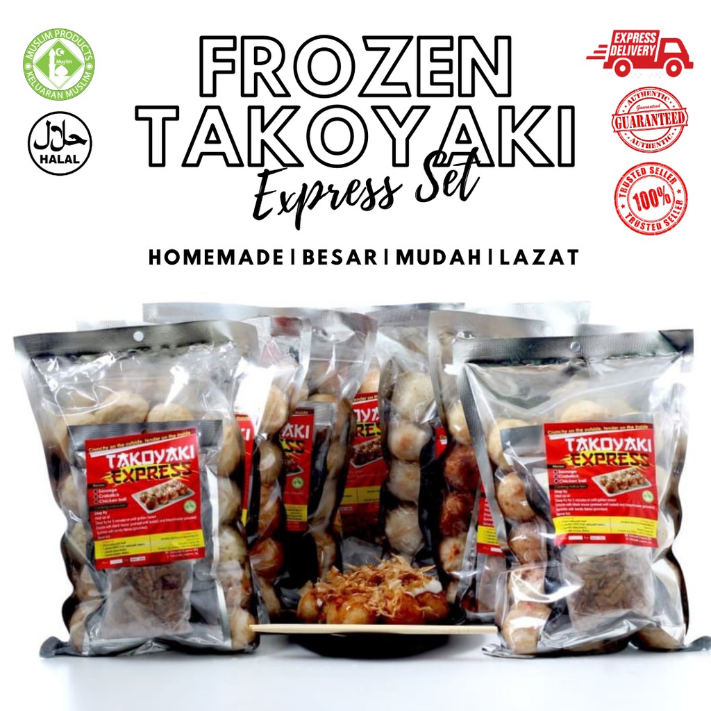 [Frozen] Takoyaki Express Set | Bebola | Cheese | Fast Food | Mudah ...