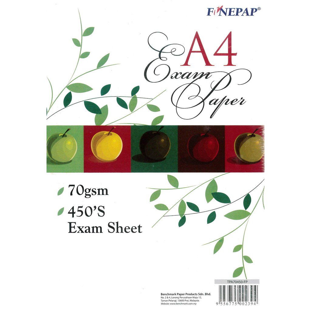 (ESA)A4 EXAM SHEET WITH HOLE(70gsm/450's) | Shopee Malaysia