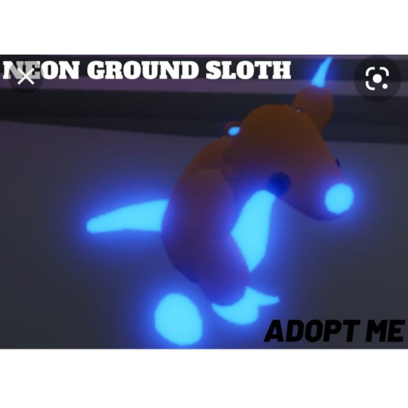Adopt Me - Neon Ground Sloth | Shopee Malaysia