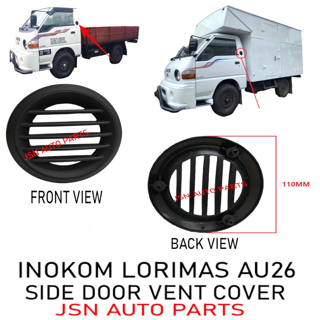 J127S21 SIDE DOOR VENT GARNISH INOKOM LORIMAS AU26 LORRY TRUCK AKSESORI ...