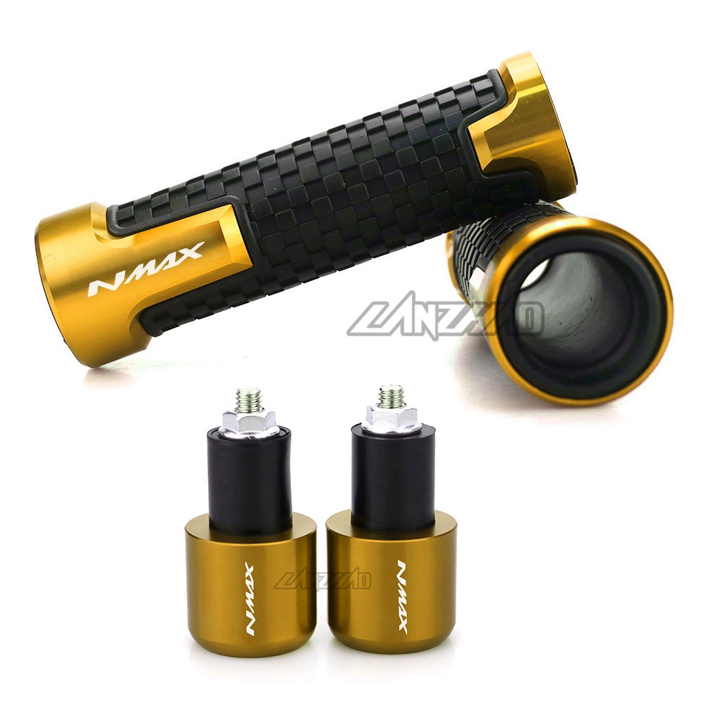 For NMAX 155 Hand Grips Motorcycle CNC Handle Bar End Plugs YAMAHA Nmax ...