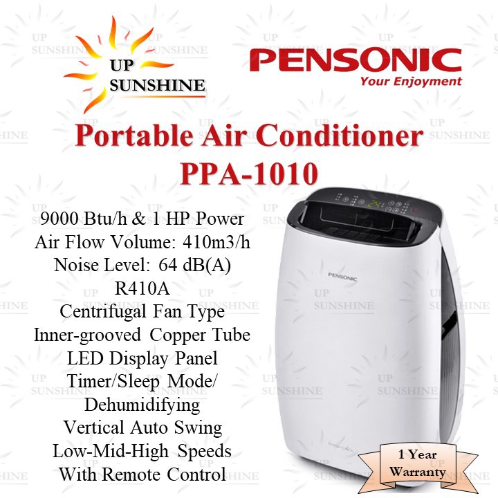 Pensonic 1.0hp Portable Air Conditioner PPA-110 | Shopee Malaysia