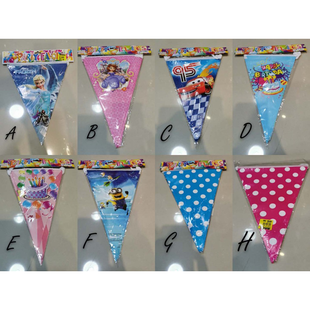 Cartoon Bunting Flag | Shopee Malaysia