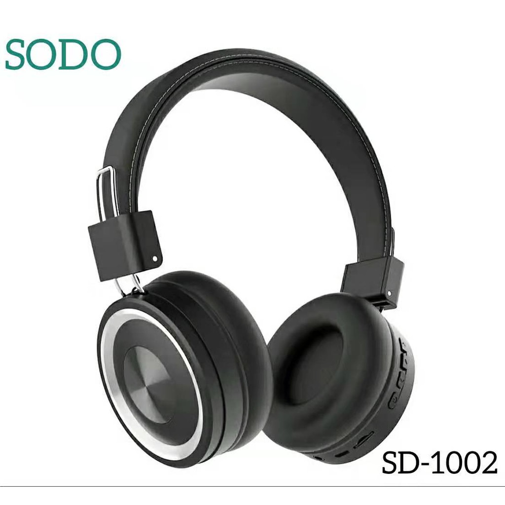 SODO SD-1002 Bluetooth 5 Dual Mode Wired Wireless Headphone AUX TF | Shopee Malaysia
