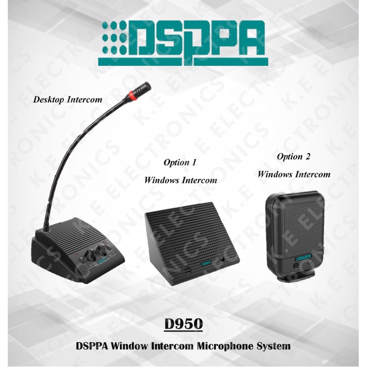 DSPPA D950 Professional Window Intercom System for railway Station ...