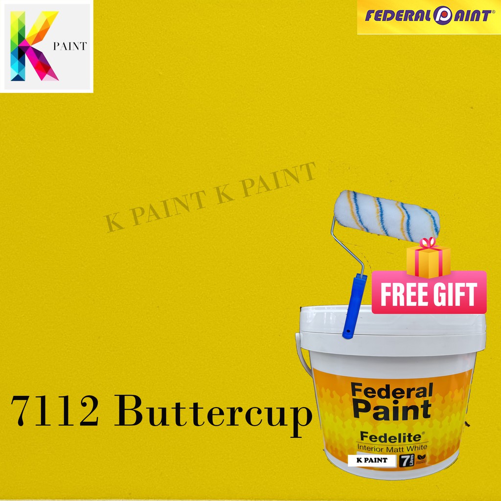 🔥Fast Delivery🔥 Ready Stock 7L Federal Emulsion paint Easy to Apply ...