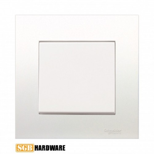Schneider Vivace 16AX 1 Gang 1 Way Switch - White ~ | Shopee Malaysia