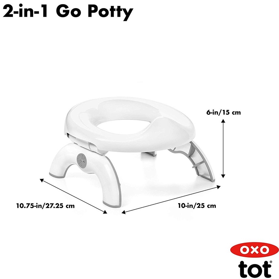 Oxo Tot -2-in-1 Go Potty for Travel/Replacement Bag 10's | Shopee Malaysia