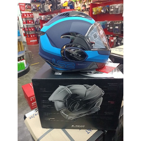 LS2 FF900 VALIANT II ORBIT MATT BLUE NEW | Shopee Malaysia