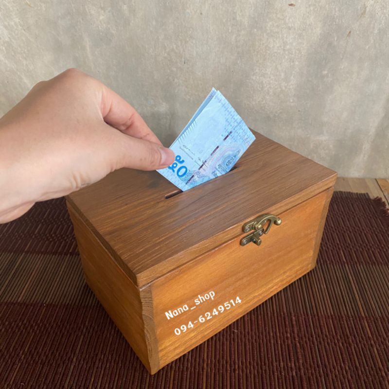 Wooden Coin Storage Box | Shopee Malaysia