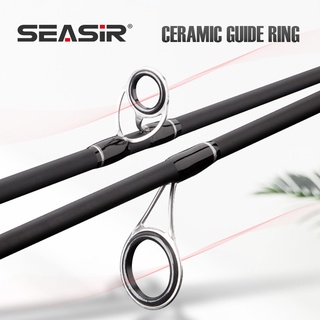 SEASIR Dark Dragon M/ML Two Rod Tips Spinning Baitcasting Fishing Rod ...