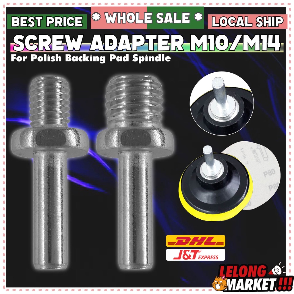 [Adaptor Mesin Polish M10 M14] Screw Adapter for Polishing Machine ...