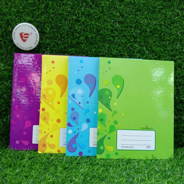 Quantum F5 Hard Book Cover Single Line 200pages (200 SBF-Q) | Shopee ...