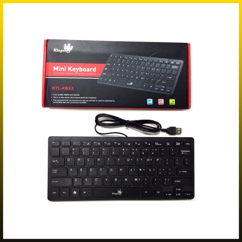 KINGSES Mini Keyboard Waterproof Keyboard with no sound and elegant ...