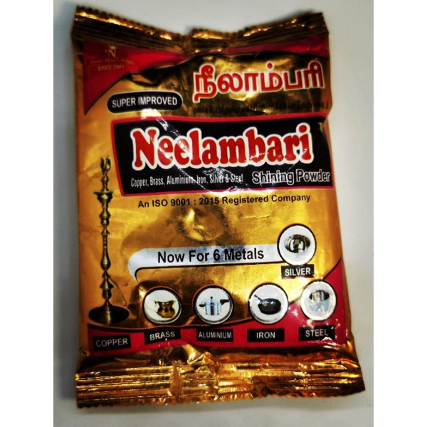 Neelambari Metal Cleaning Powder Cleans 6 Metals Original | Shopee Malaysia