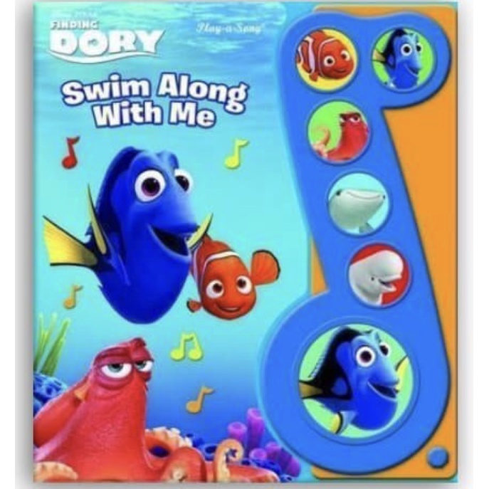 Children's Song Book: DISNEY FINDING DORY: SWIM ALONG WITH ME | Shopee ...
