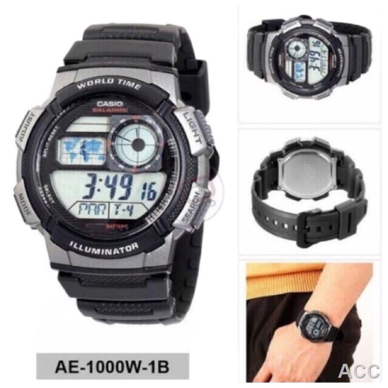 casual watch ☑۞ 【 PROMOTION 】CASIO AE-1000 SERIES UNISEX WORLD TIME ...