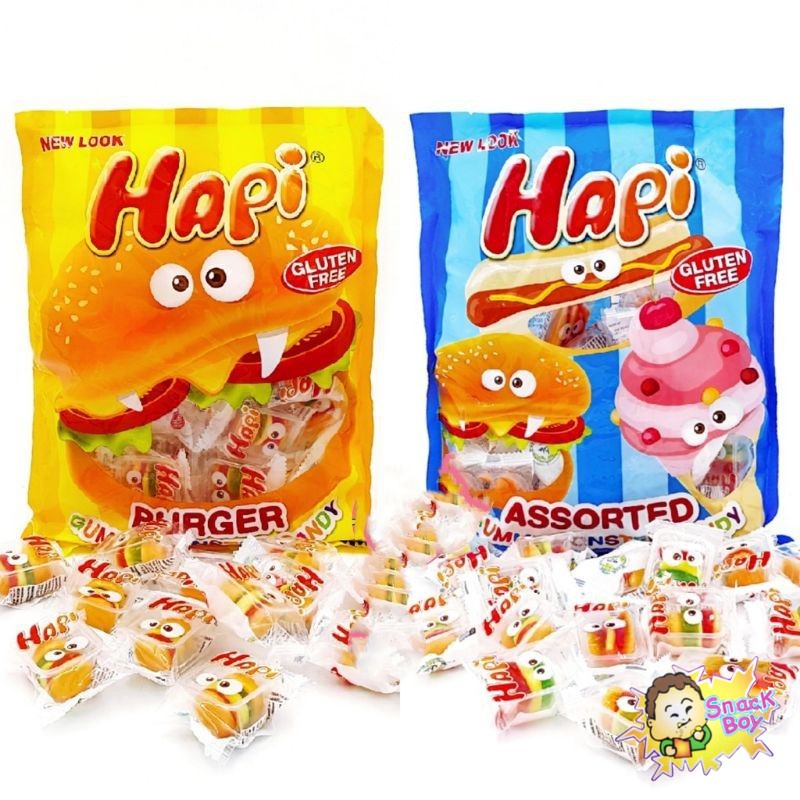 HAPI BURGER GUMMY/ ASSORTED GUMMY 360g | Shopee Malaysia
