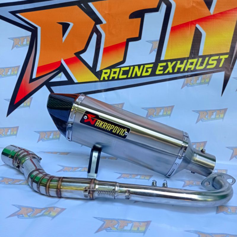 Akrapovic TITAN INLET Exhaust 50MM AEROX N MAX PCX LEXY ADV GENIO VARIO ...