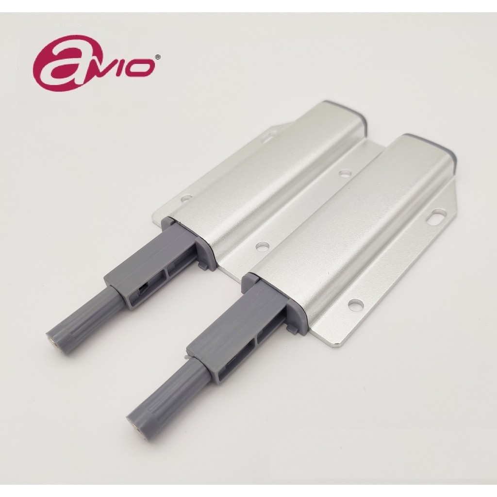 AVIO DOUBLE push to open catcher - SILVER - Drawer Hinge System Damper ...