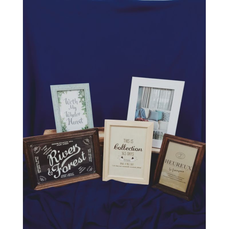 [ReadyStock] Frame Gambar/Photo Frame Kayu | Shopee Malaysia