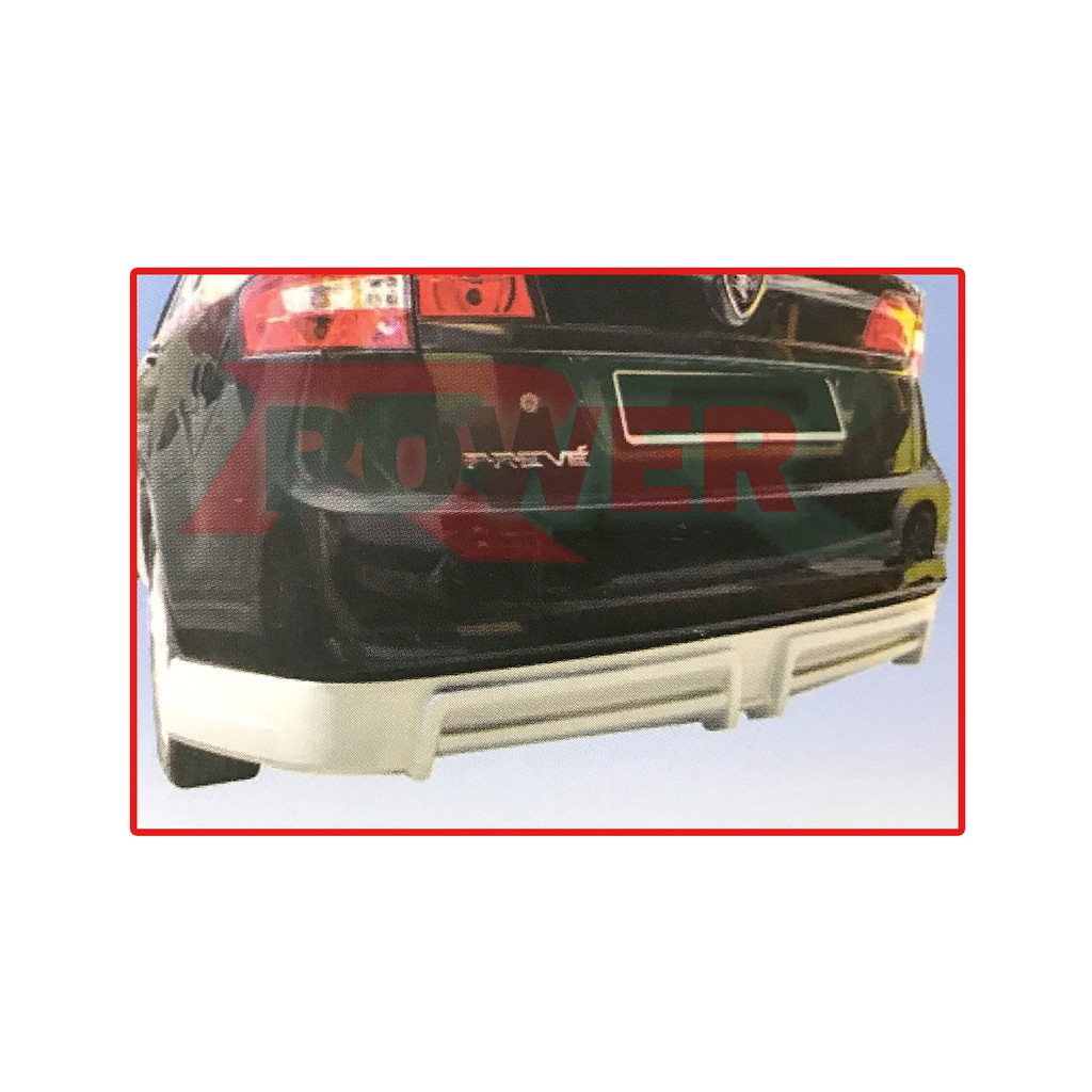 Proton Preve (2012) Rear Back Bumper Skirt Skirting With Pipe Lower ...