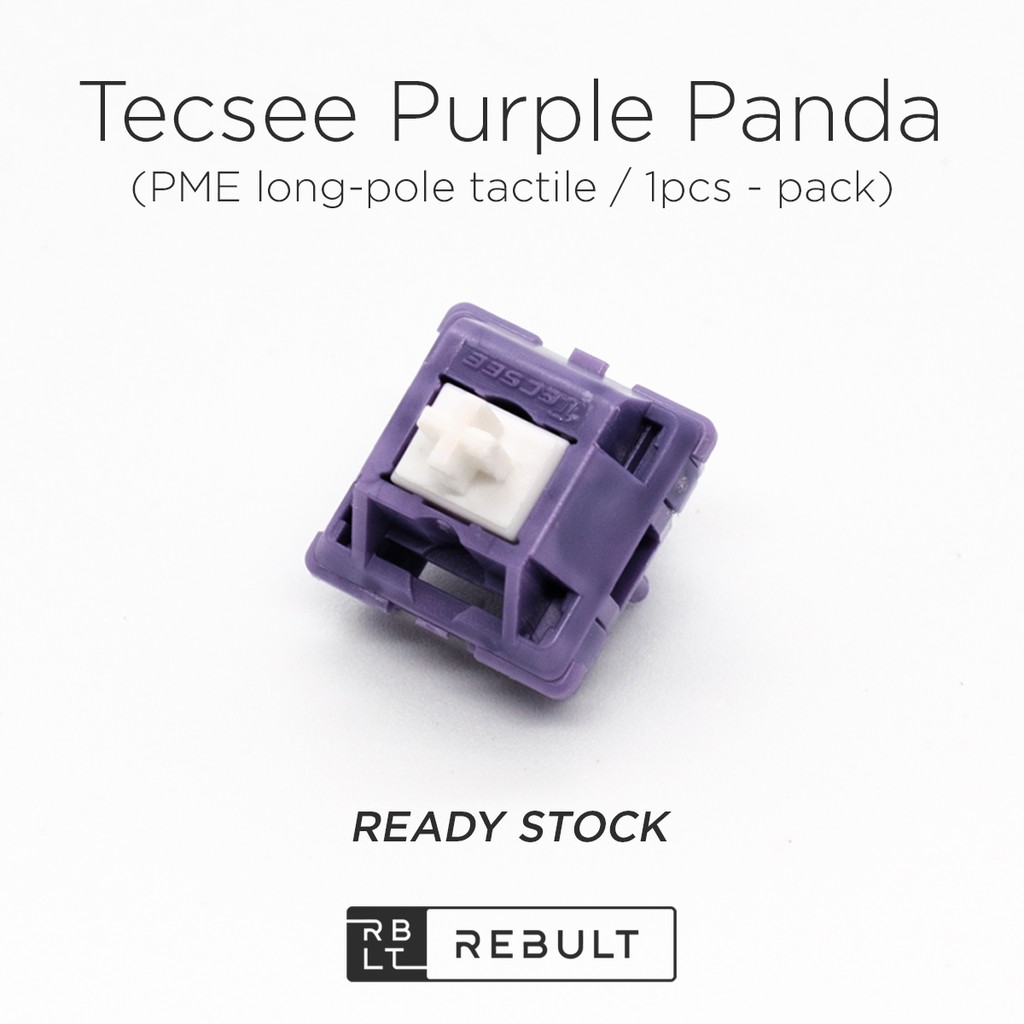 Tecsee PME Purple Panda (Tactile Long Stem Pole) Mechanical Switch For ...