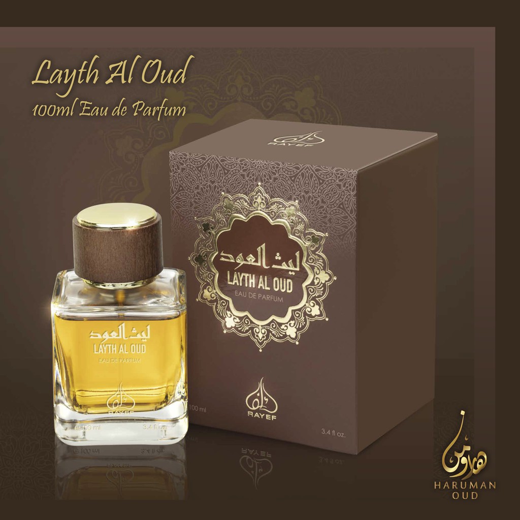 LAYTH AL OUD EDP 100ML, Arabic Dubai Original Perfume Rayef 100ml ...