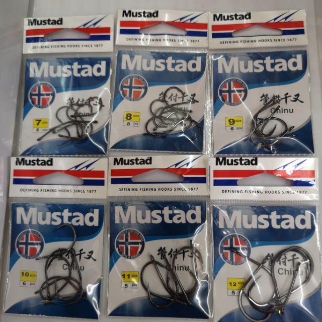 MUSTAD CHINU-RING FISHING HOOK MADE IN NORWAY | Shopee Malaysia