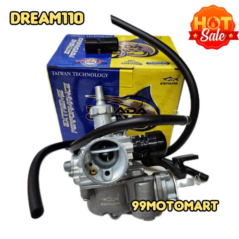 Espada Dream 110 Carburetor Dream110 Carb Carburator Honda Ex5 dream ...