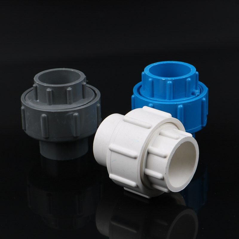 1pc PVC Union Connector Water Pipe Fittings 20mm 25mm 32mm 40mm 50mm ...