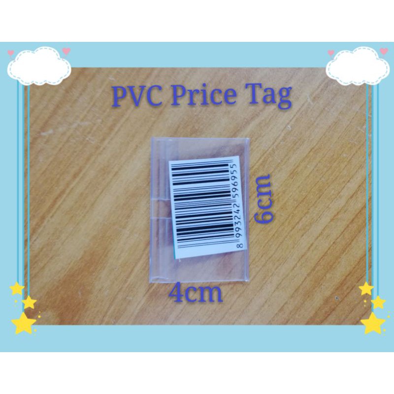 (50PCS) PVC PLASTIC PRICE TAG 4cm x 6cm | Shopee Malaysia