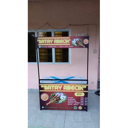 Sticker Stall Full set termasuk design | Shopee Malaysia