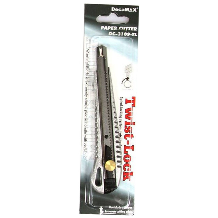 DECAMAX PAPER CUTTER DC-3109-TL TWIST-LOCK (9MM BLADE) | Shopee Malaysia