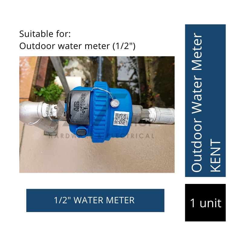 George Kent 1/2" GKM Outdoor Water Meter 'PSM' BRASS COLD WATER METERS ...
