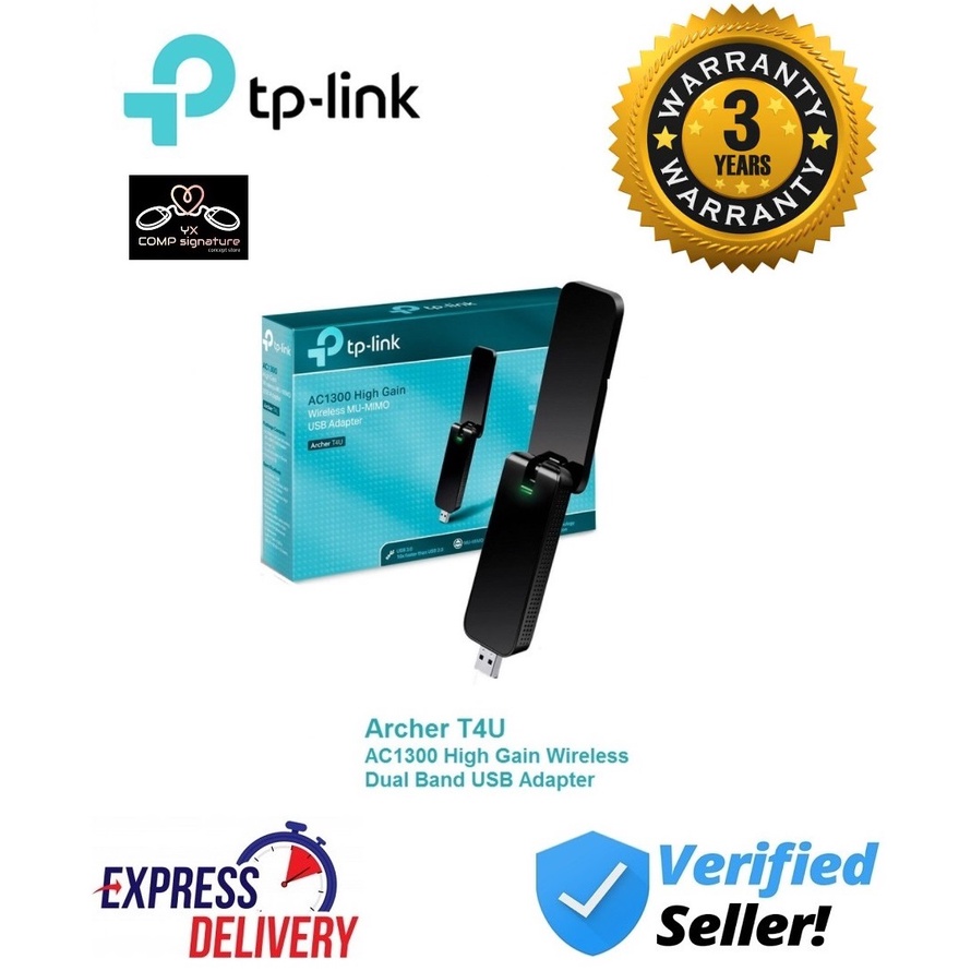TP-LINK Archer T4U / TX20U Nano Wi-Fi 6 Wireless USB Adapter / TX20U ...