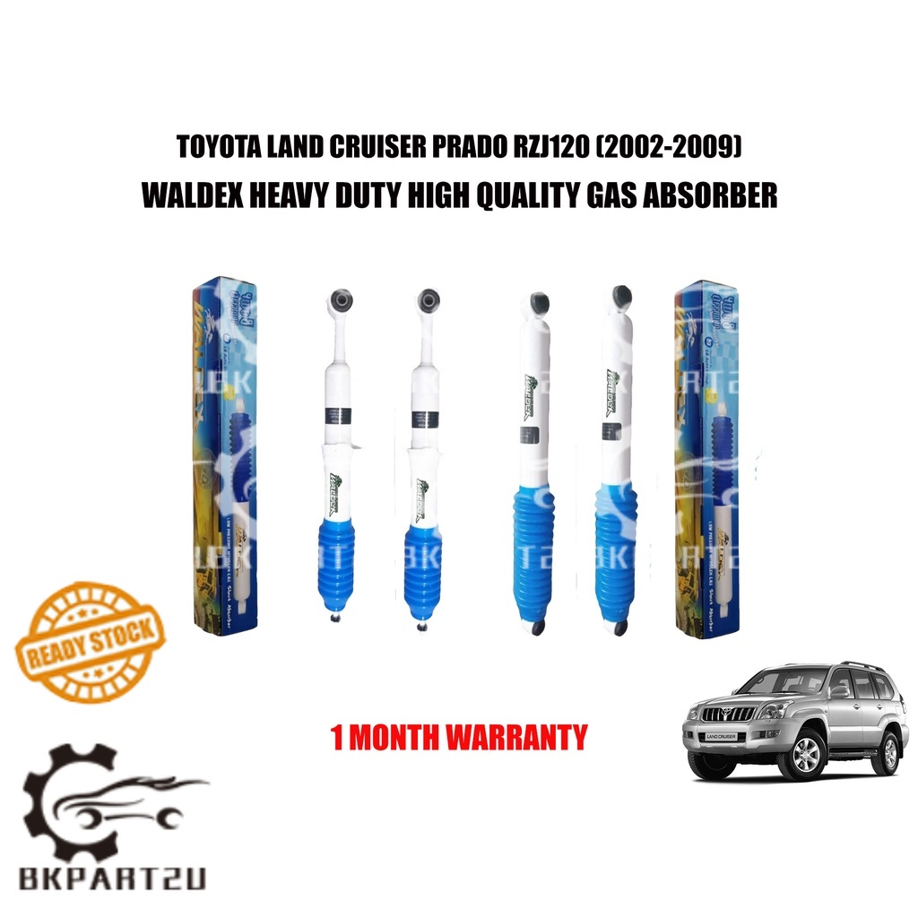 TOYOTA LAND CRUISER PRADO RZJ120 (2002-2009) HEAVY DUTY FRONT AND REAR ...