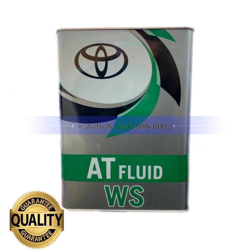(100% Original) Toyota ATF WS Automatic Transmission Oil Fluid (4L) | Shopee Malaysia