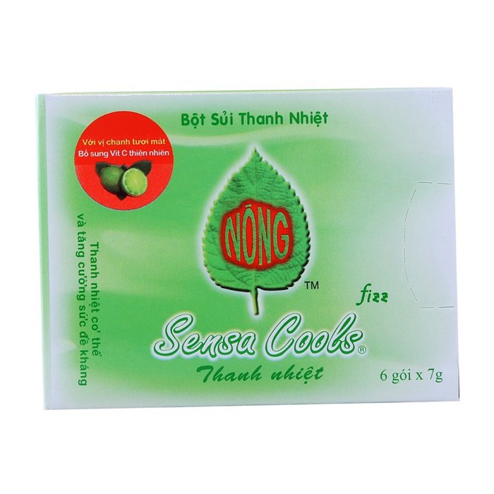 Bot Sui Thanh Nhiet Sensacool Sensa Cools Effervescent Powder 42g(6pack ...