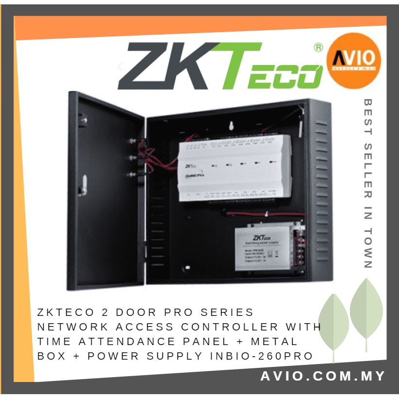 ZKTeco IP Network Base Double 2 Door Access Control Panel Time ...