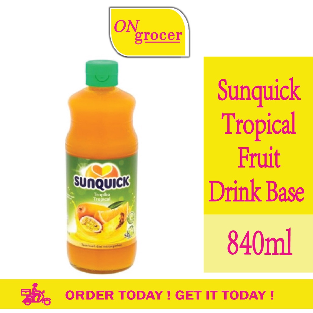 Sunquick Tropical Fruit Drink Base 840ml (Jumbo) | Shopee Malaysia