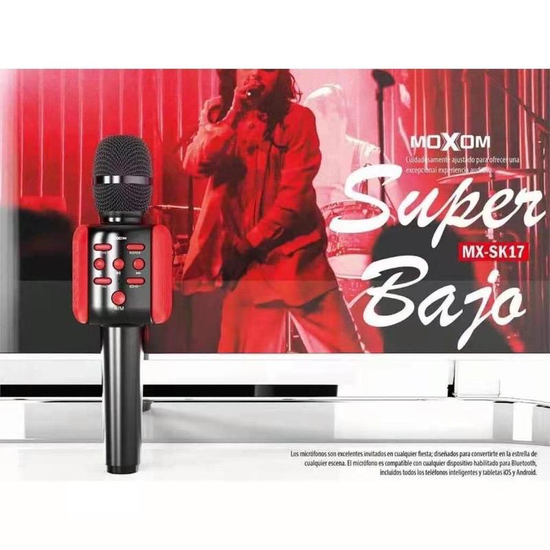 MOXOM MX-SK17 Wireless Karaoke Microphone Portable Bluetooth KTV Music Singing Speaker Mikrofon ...